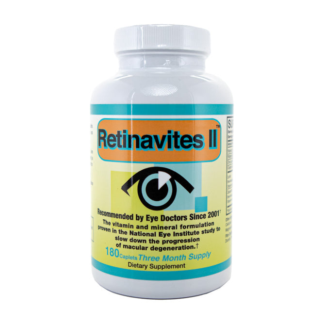 Retinavites II 180 Caplets Three Month Supply